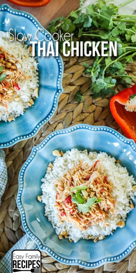 Slow Cooker Thai Chicken- Better than take out