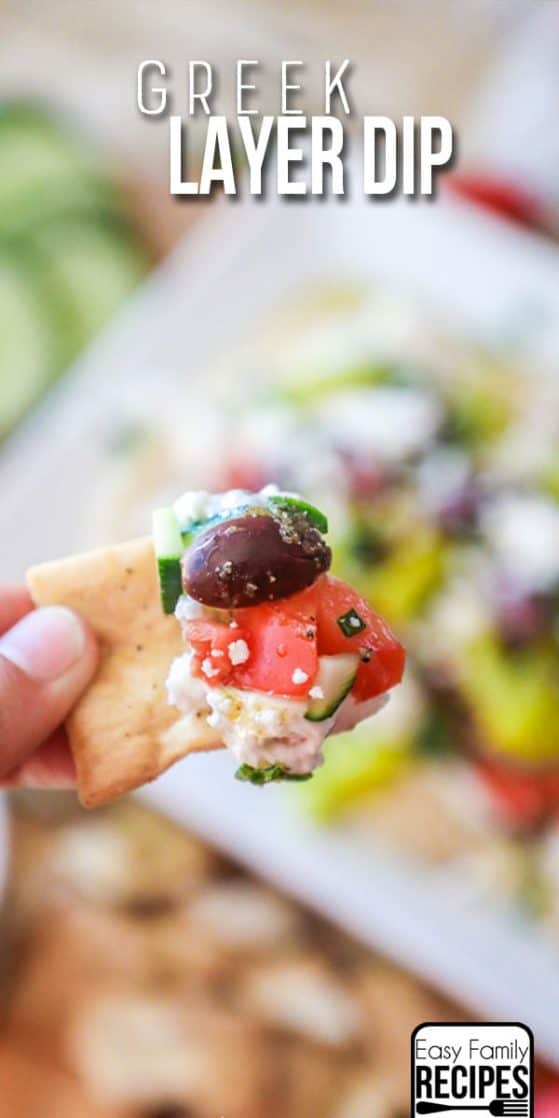 Greek Layer Dip - Easy and CRAZY Delicious!