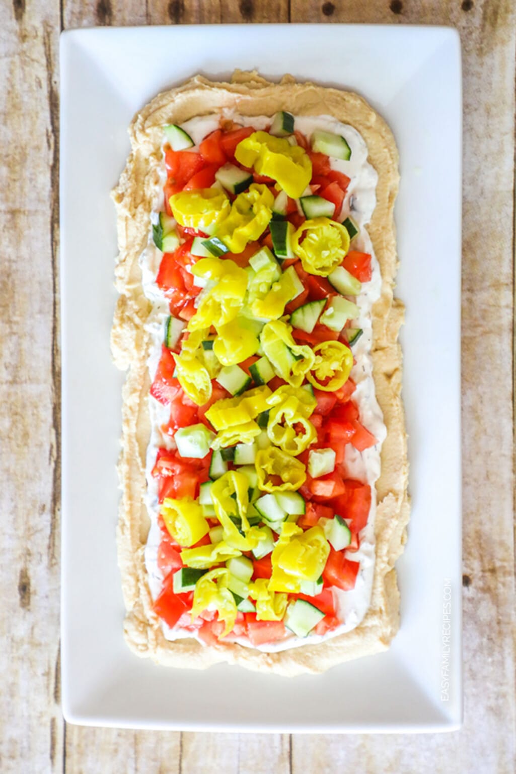 Greek Layer Dip - Easy and CRAZY Delicious!