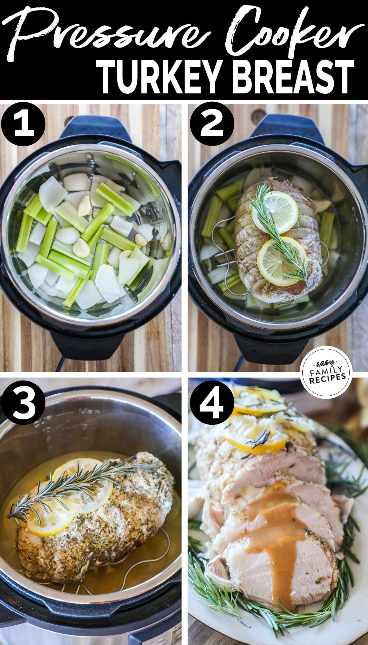 Pressure Cooker Turkey Breast · Easy Family Recipes