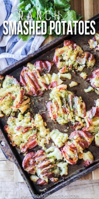 Ranch Smashed Potatoes · Easy Family Recipes