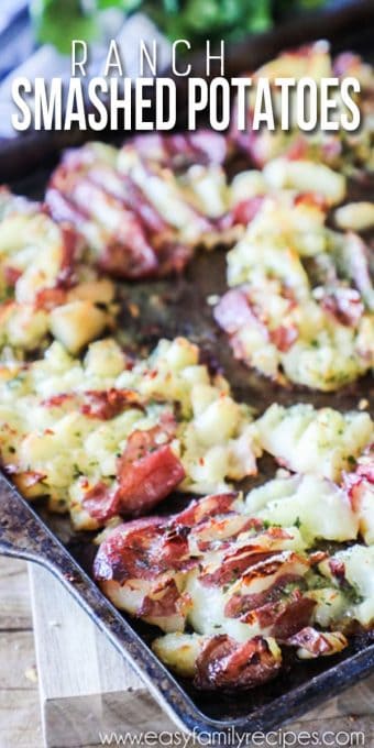 Ranch Smashed Potatoes · Easy Family Recipes