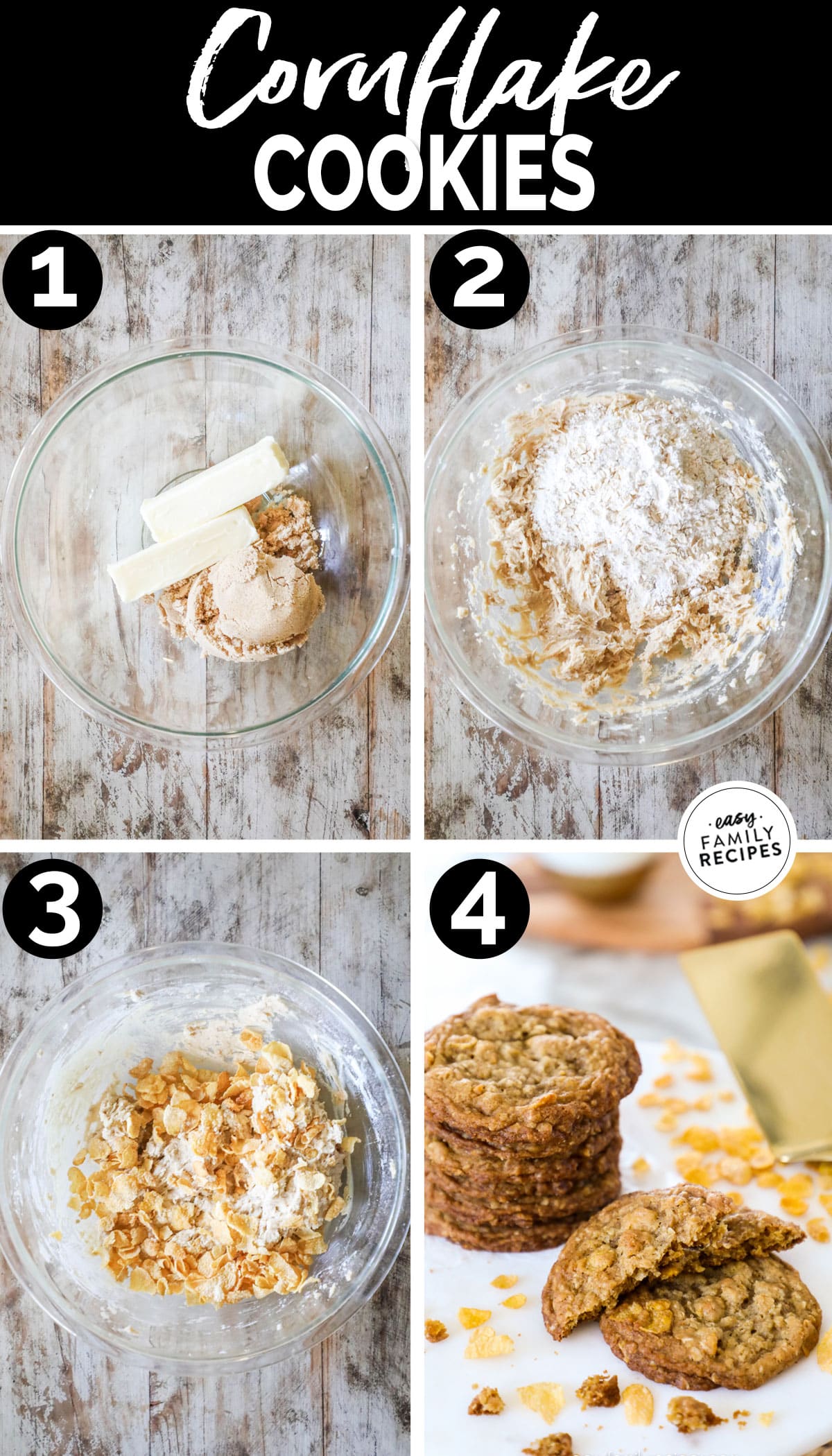 Cornflake Cookies · Easy Family Recipes