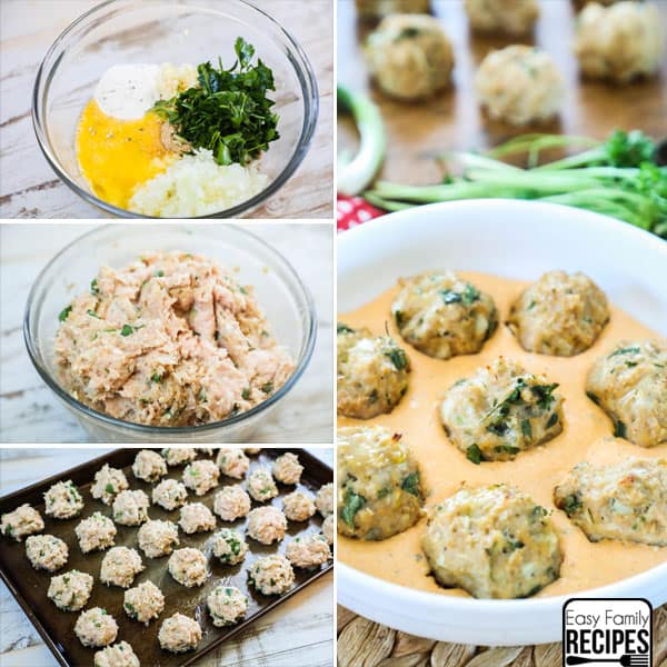 Buffalo Ranch Chicken Meatballs · Easy Family Recipes