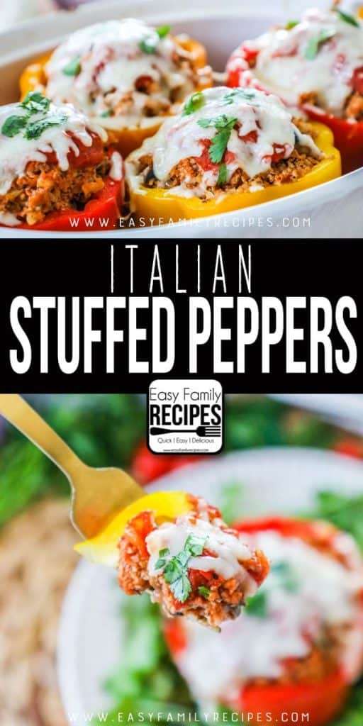 The BEST Italian Stuffed Peppers | Easy Family Recipes