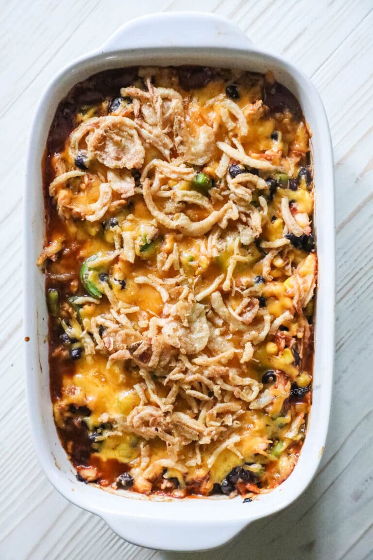Shredded BBQ Chicken Casserole · Easy Family Recipes