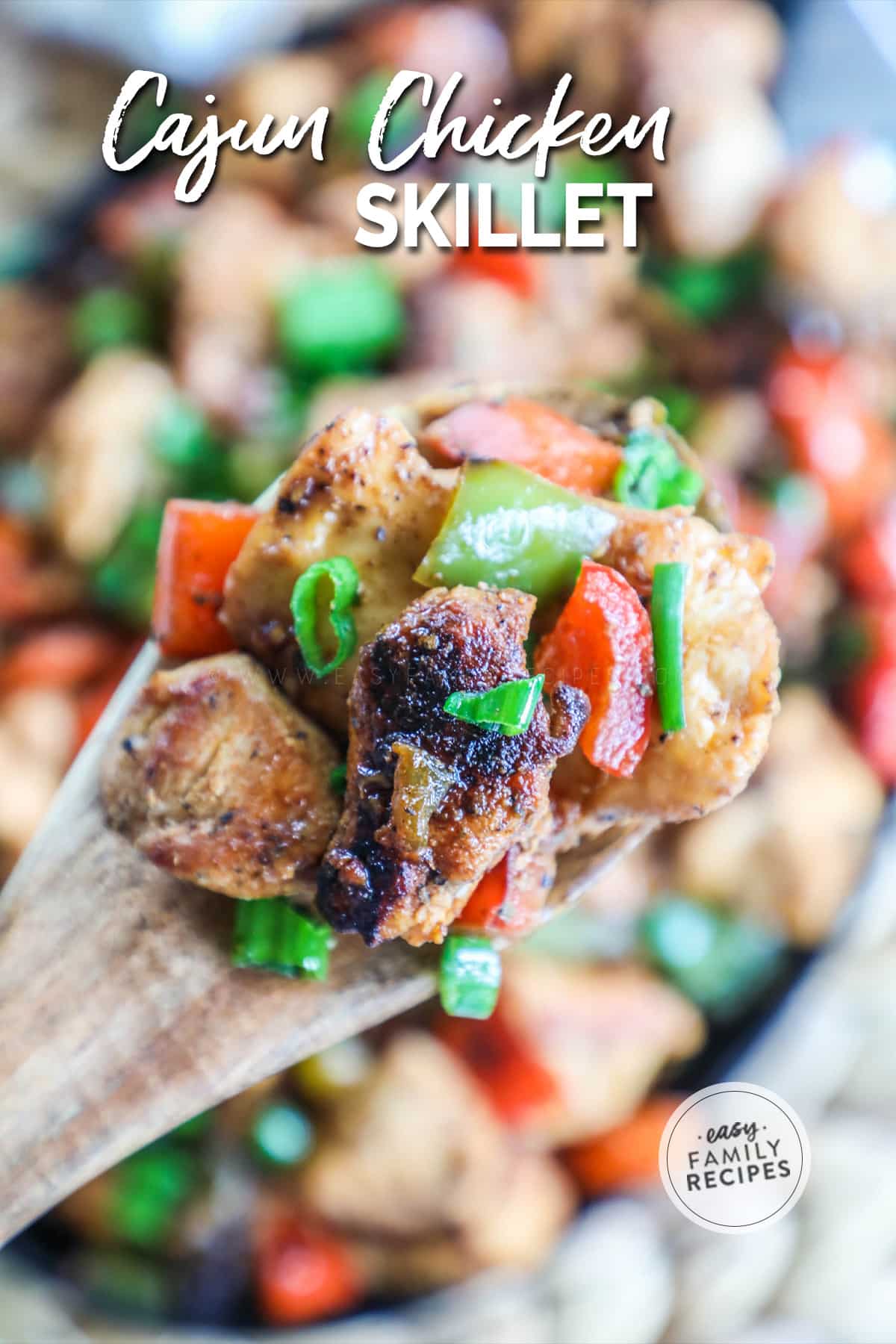 20 Minute DELICIOUS Cajun Chicken Skillet · Easy Family Recipes