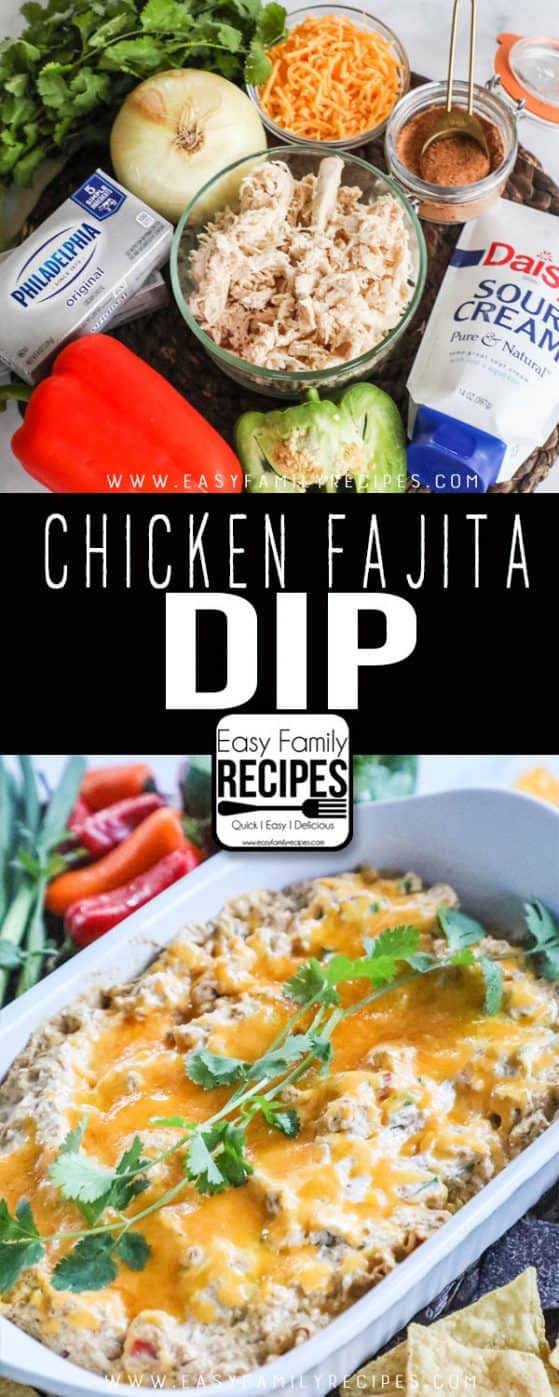 Dip de Fajita de pollo * Recetas familiares fáciles | Anne Marie