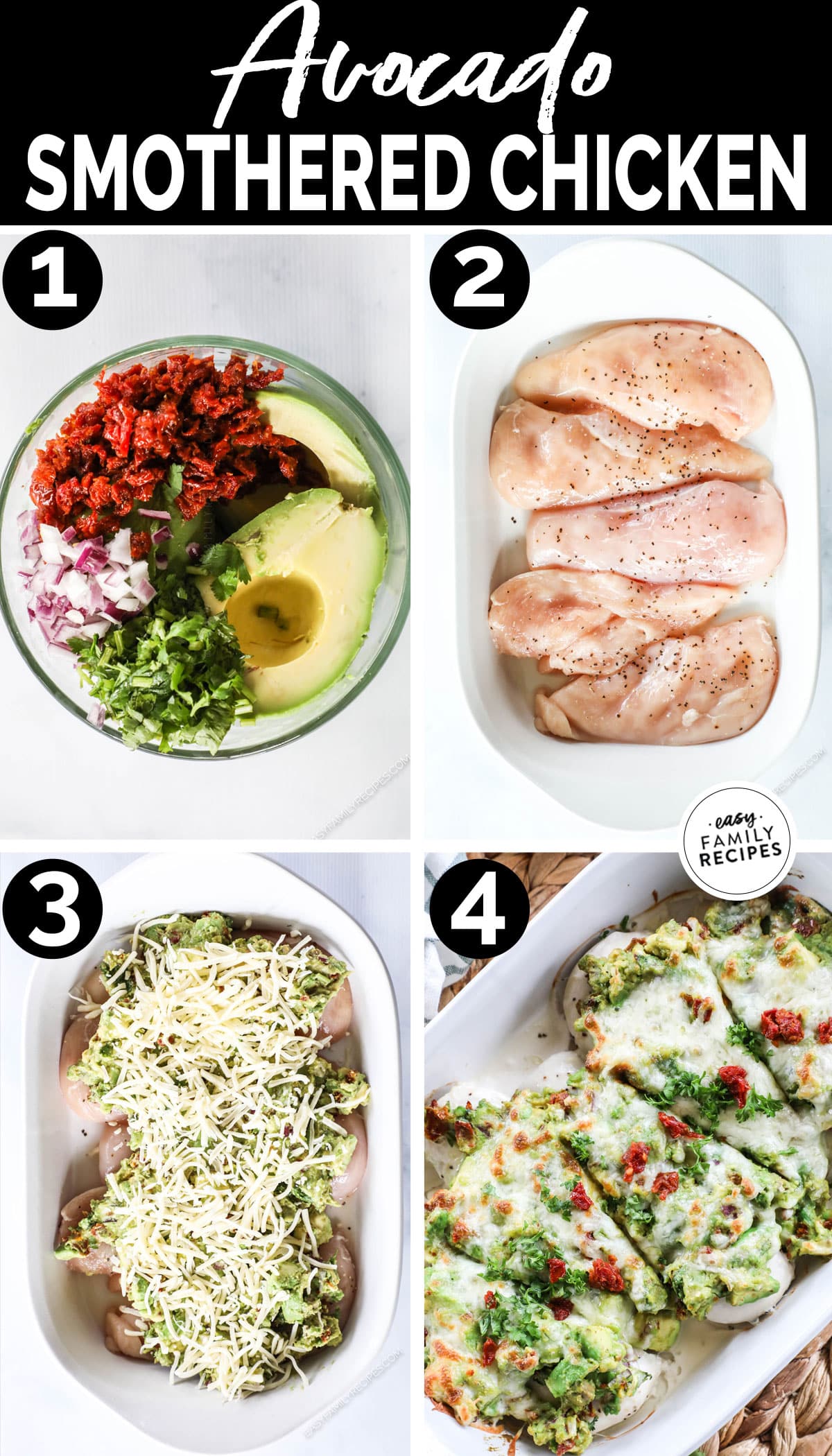 AMAZING Avocado Smothered Chicken · Easy Family Recipes