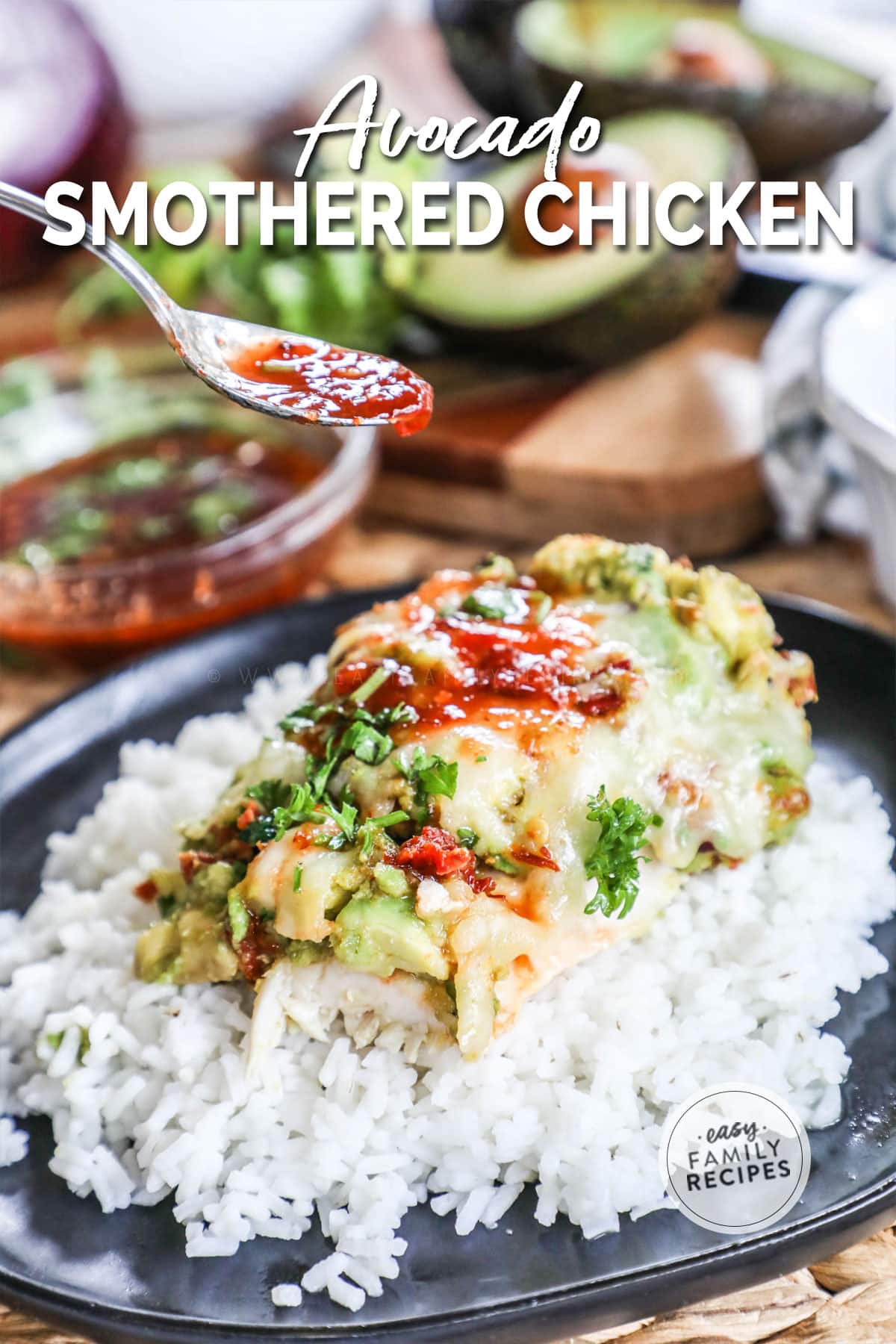 AMAZING Avocado Smothered Chicken · Easy Family Recipes