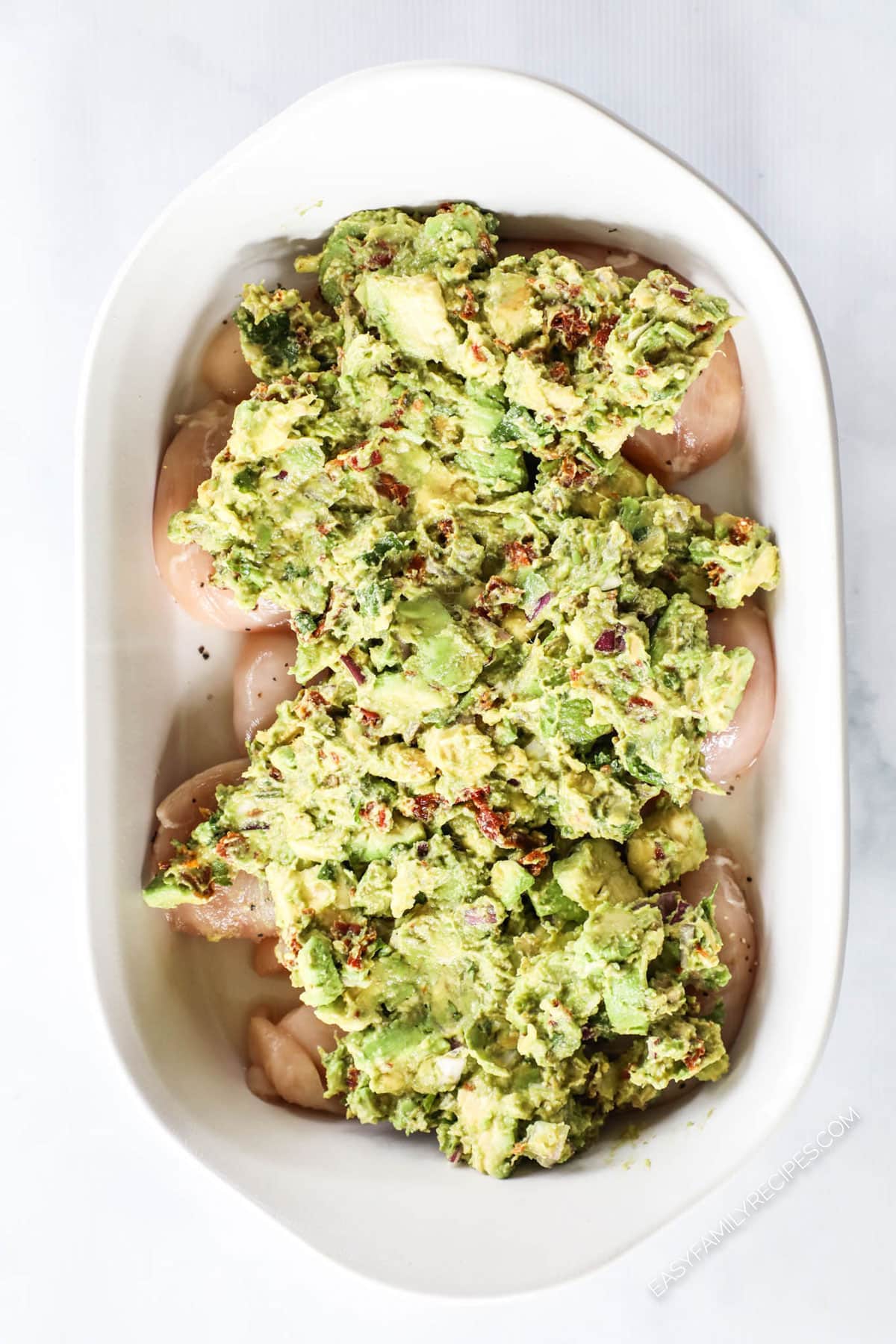 AMAZING Avocado Smothered Chicken · Easy Family Recipes