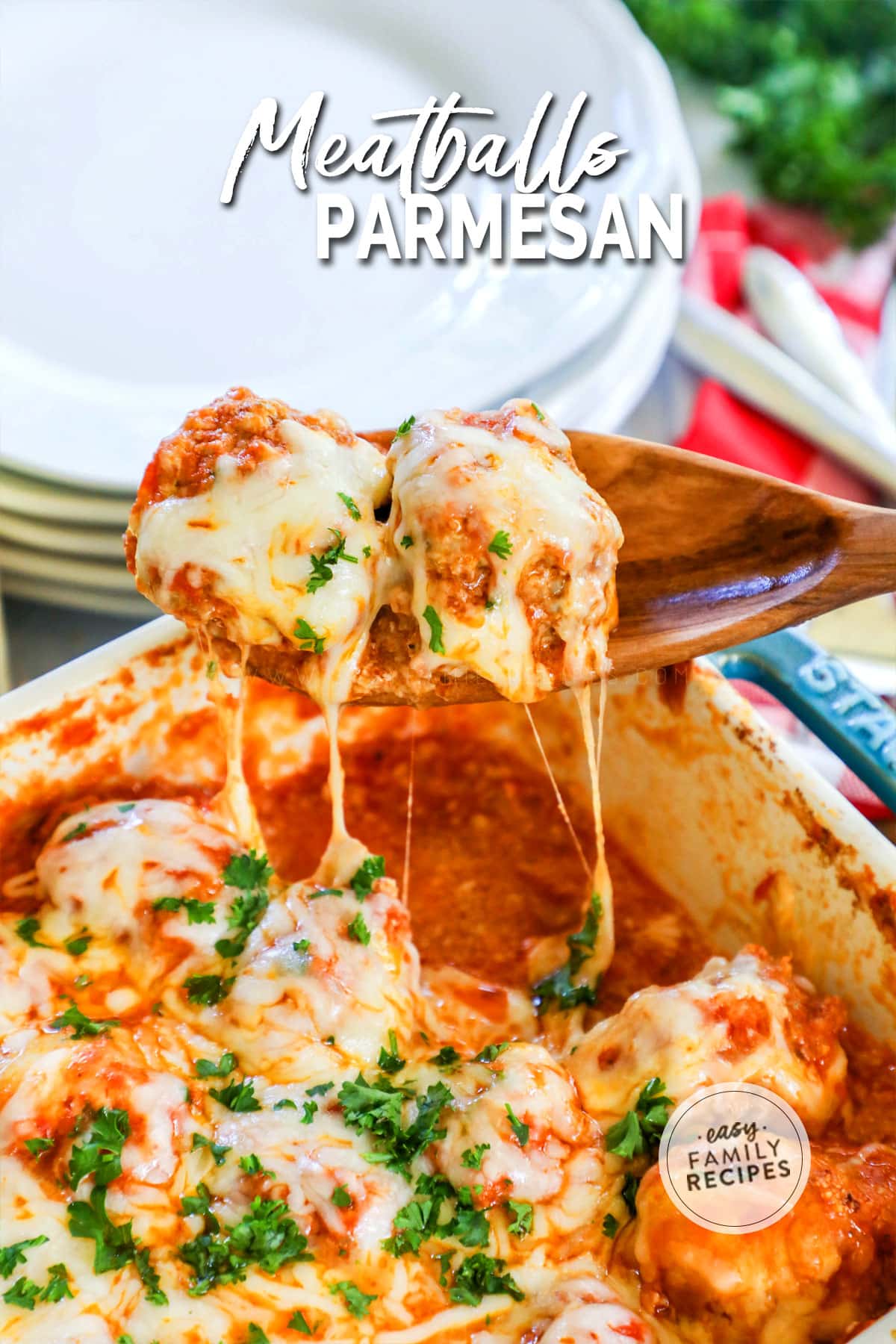 Baked Meatballs Parmesan · Easy Family Recipes