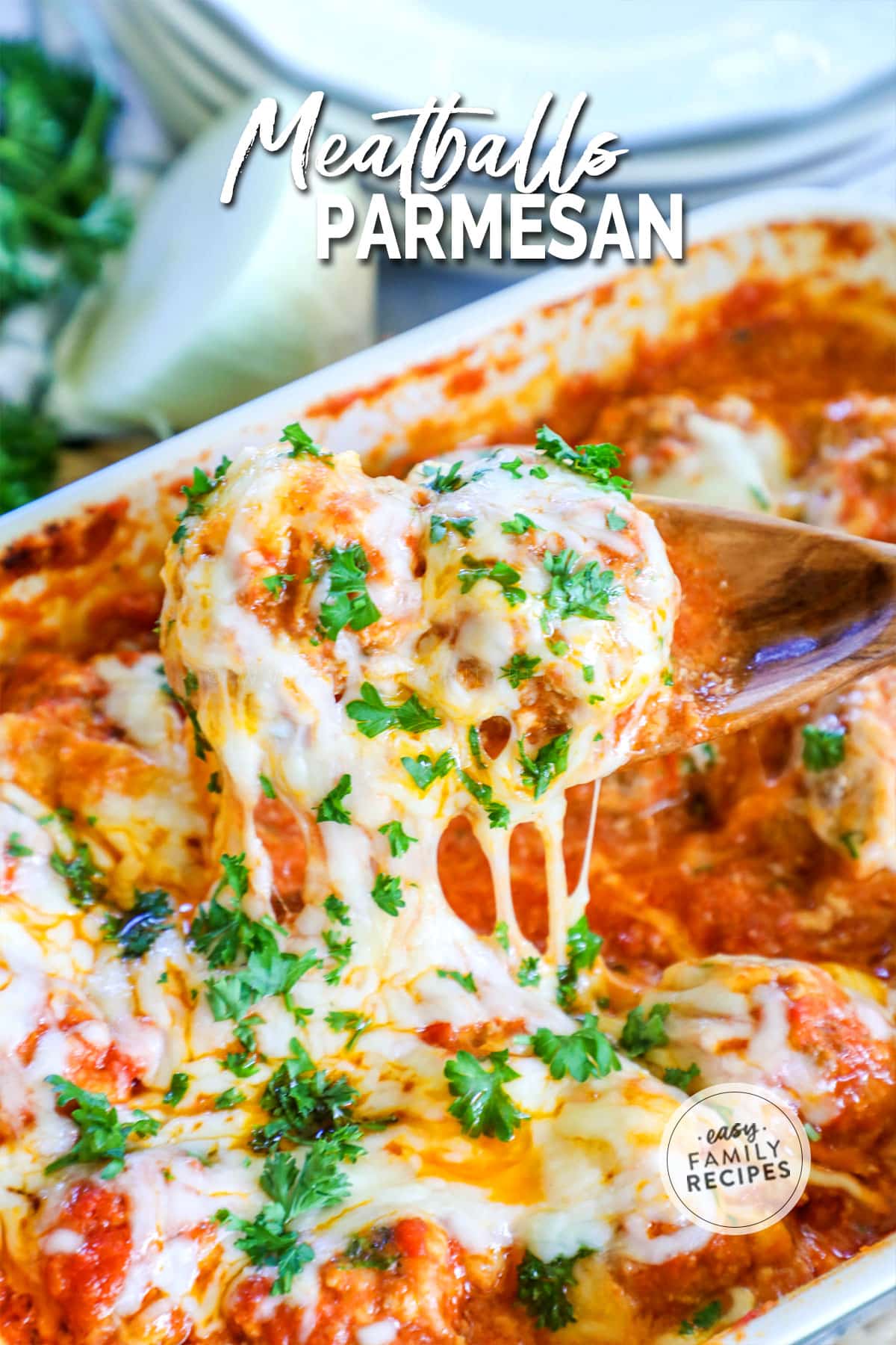Baked Meatballs Parmesan · Easy Family Recipes