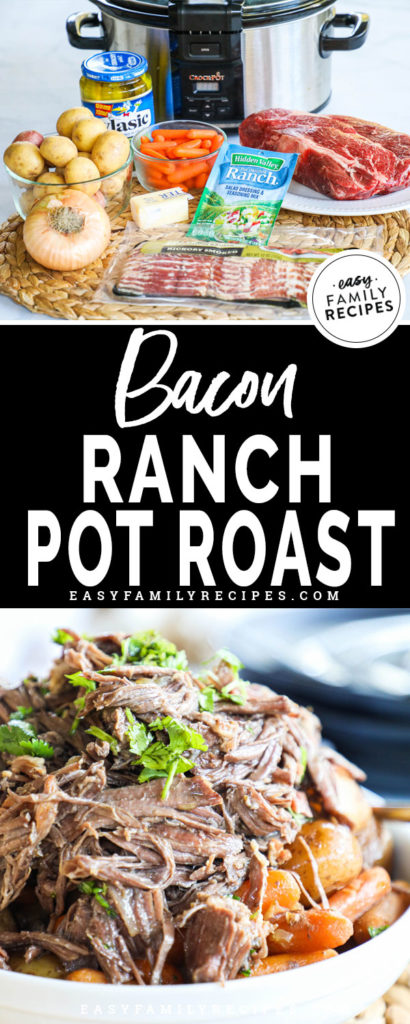 Bacon Ranch Pot Roast · Easy Family Recipes