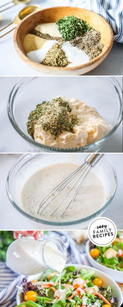 Homemade Creamy Italian Dressing · Easy Family Recipes