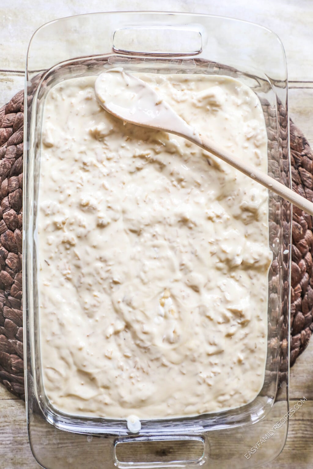 Creamy Chicken and Rice Casserole with Ritz Cracker Topping · Easy ...