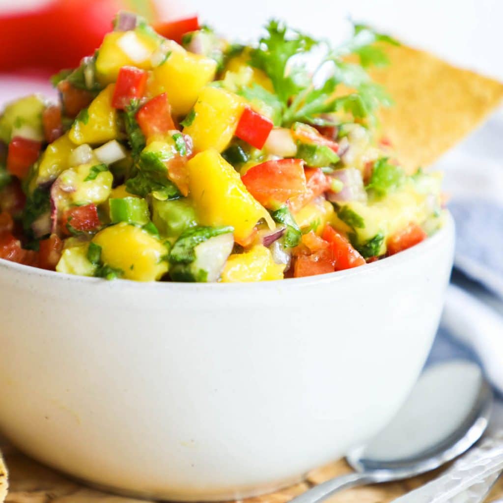 Mango Avocado Salsa · Easy Family Recipes
