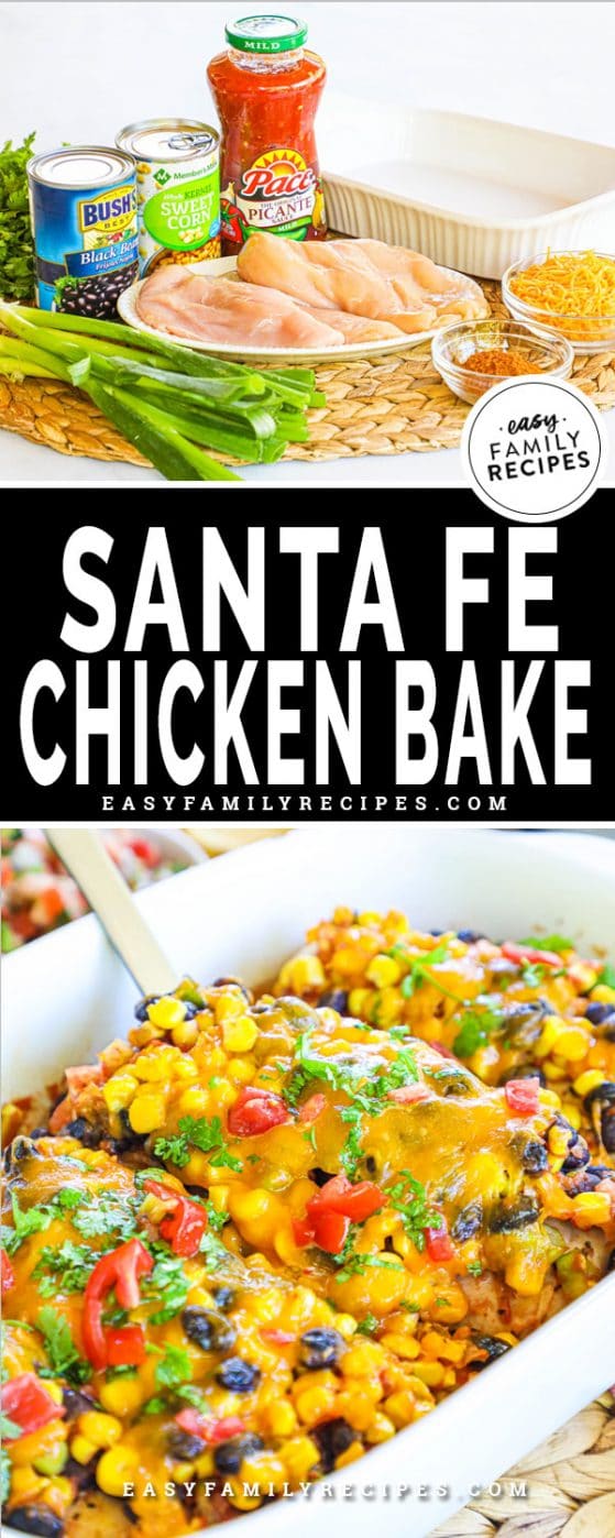 Loade Santa Fe Chicken Bake · Easy Family Recipes