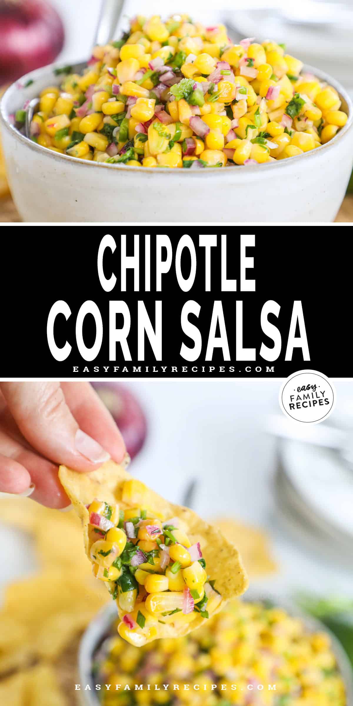 Chipotle Corn Salsa (Official Chipotle TikTok Recipe!) · Easy Family ...