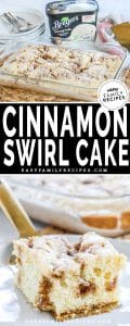 Cinnamon Swirl Cake · Easy Family Recipes