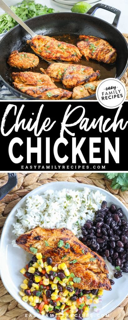 Chili Ranch Skillet Chicken · Easy Family Recipes