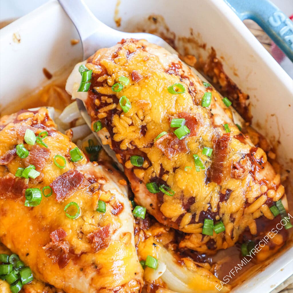 Chicken with Bacon and Cheese · Easy Family Recipes