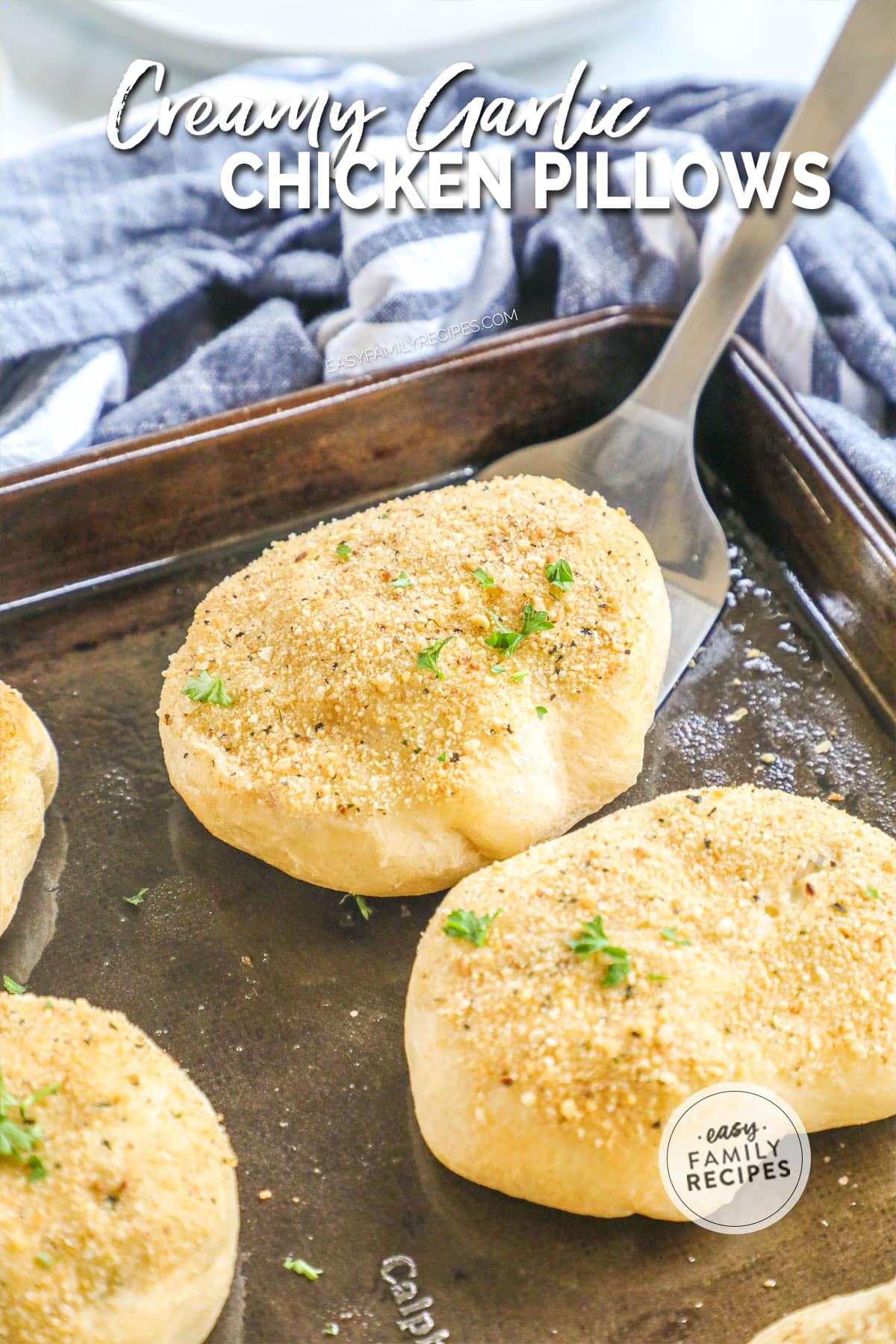 Garlic Herb Chicken Pillows · Easy Family Recipes