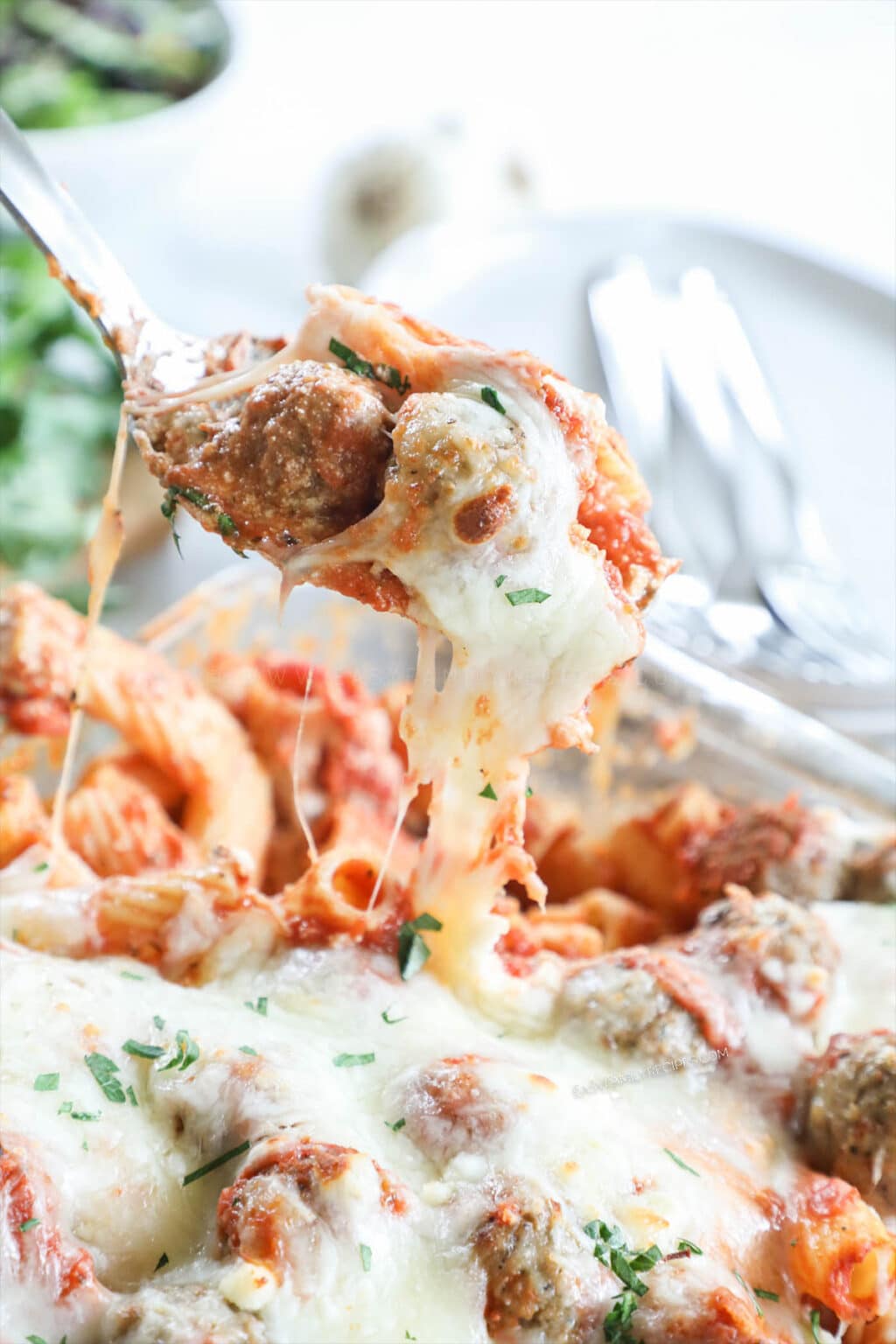 Meatball Pasta Bake · Easy Family Recipes