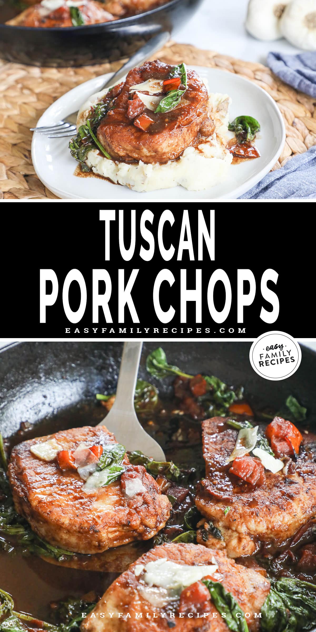 Easy Tuscan Pork Chops · Easy Family Recipes