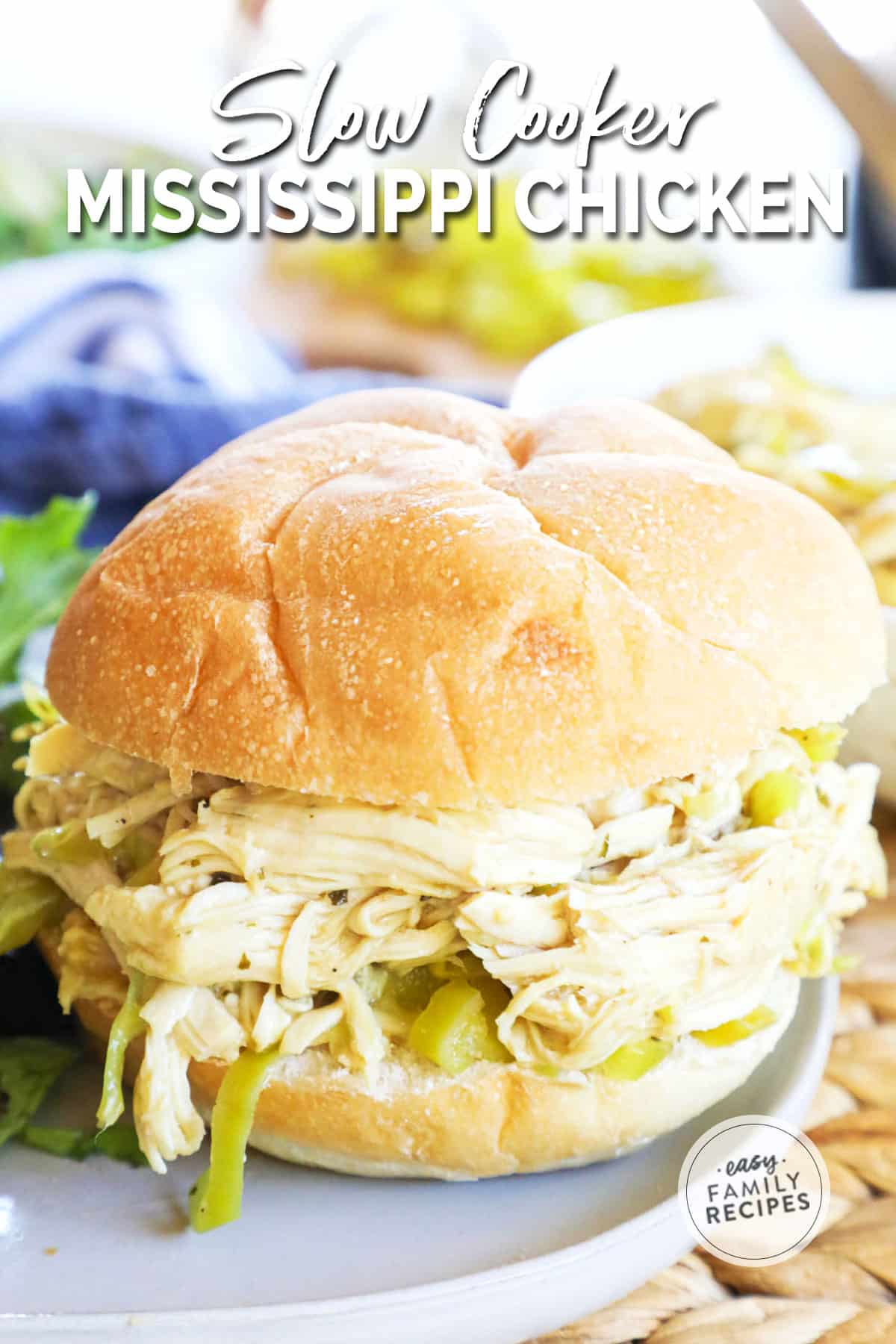Crock Pot Mississippi Chicken · Easy Family Recipes