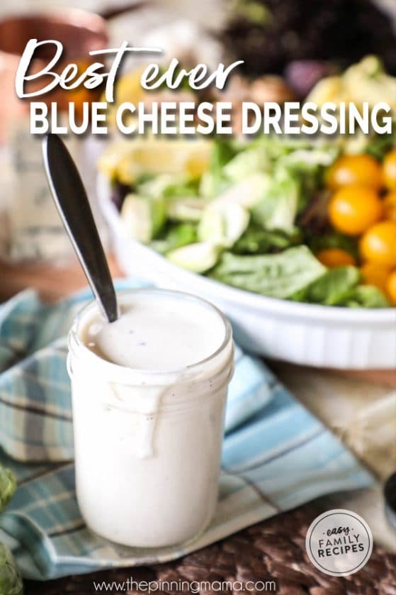 Best Homemade Blue Cheese Dressing Recipe · Easy Family Recipes