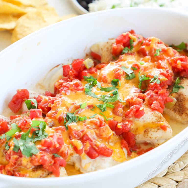Rotel Chicken Bake · Easy Family Recipes