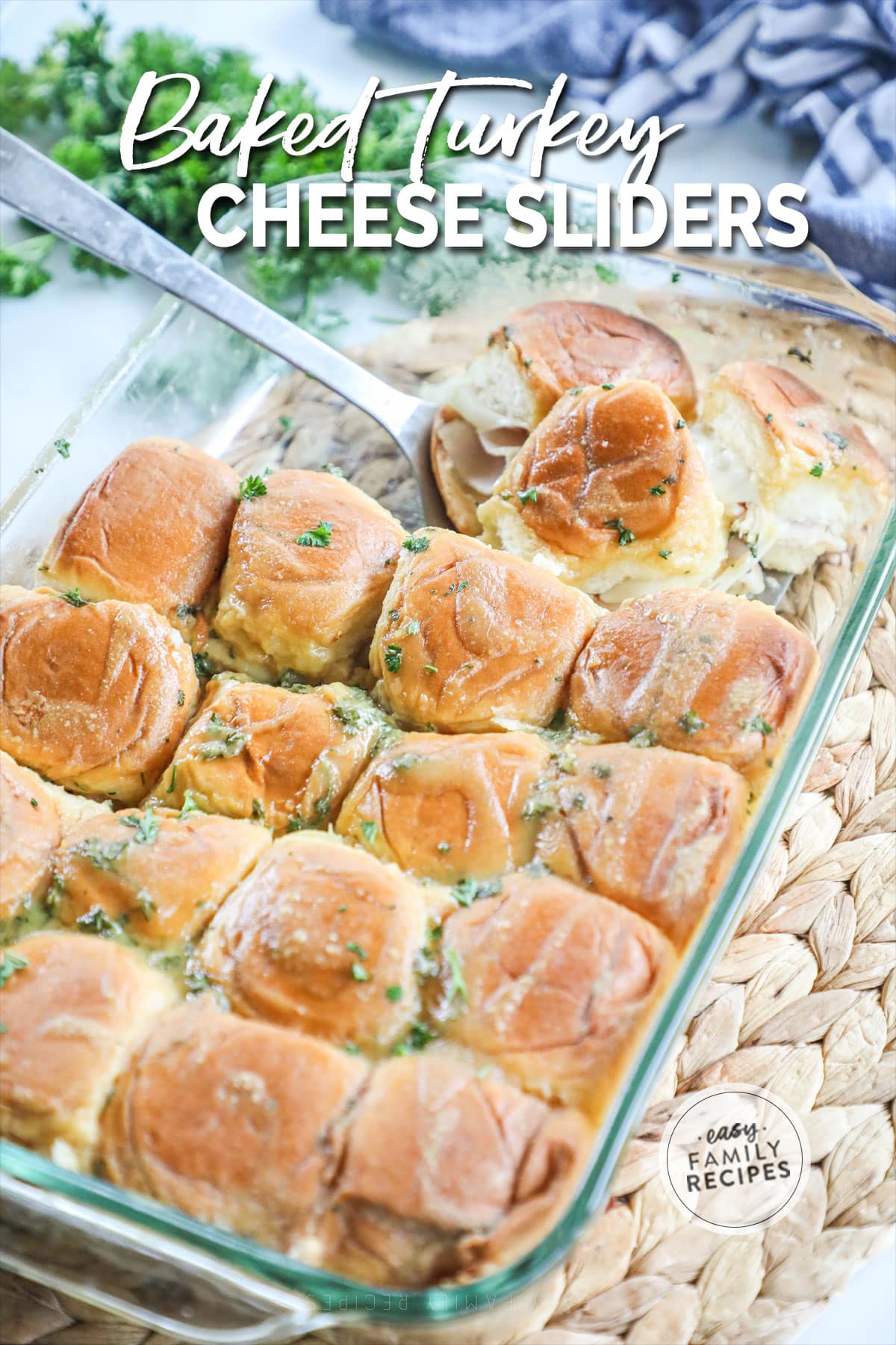 Baked Turkey Cheese Sliders · Easy Family Recipes