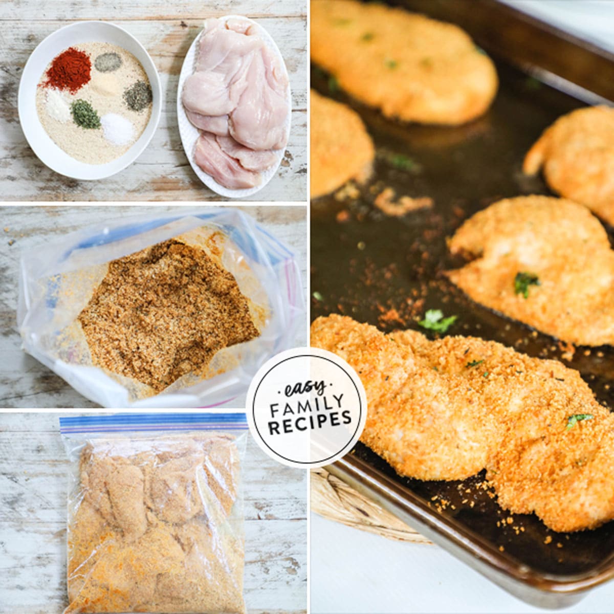 Homemade Shake and Bake Chicken · Easy Family Recipes