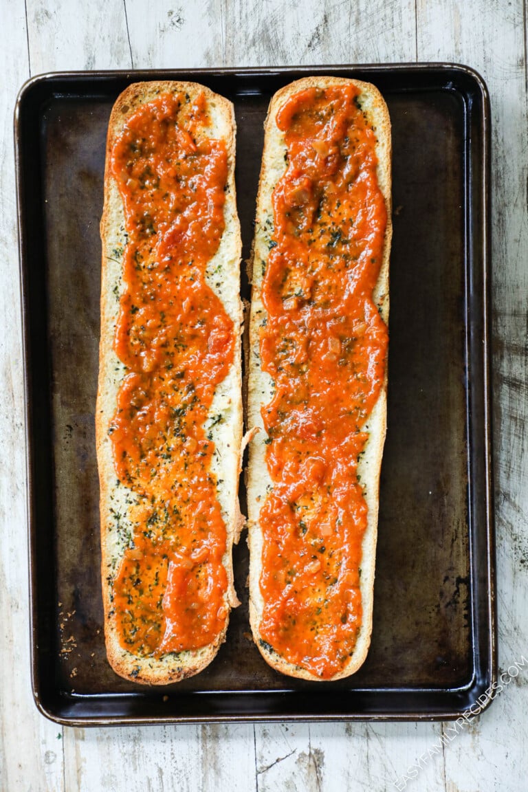 Garlic Bread Pizza · Easy Family Recipes