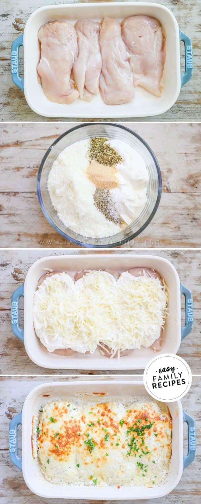 Smothered Cheesy Sour Cream Chicken · Easy Family Recipes