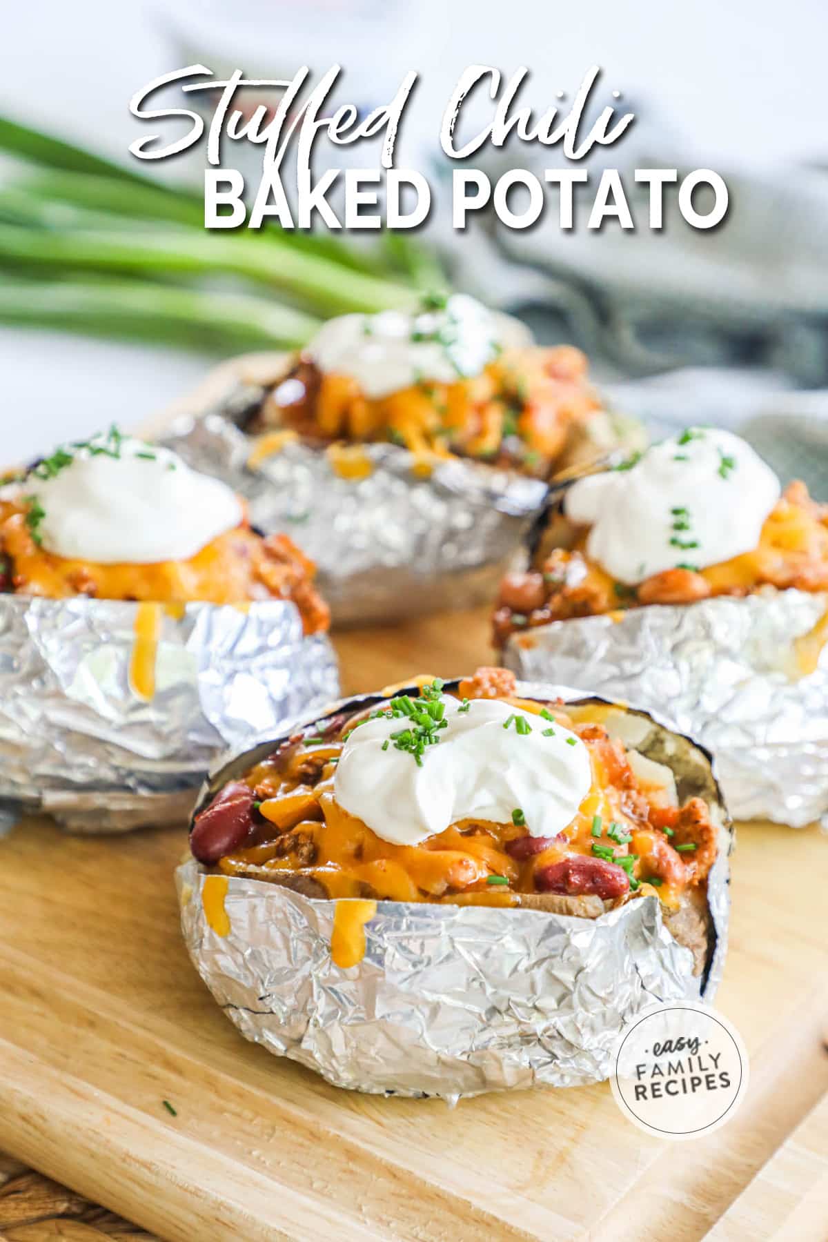 Stuffed Chili Baked Potatoes · Easy Family Recipes