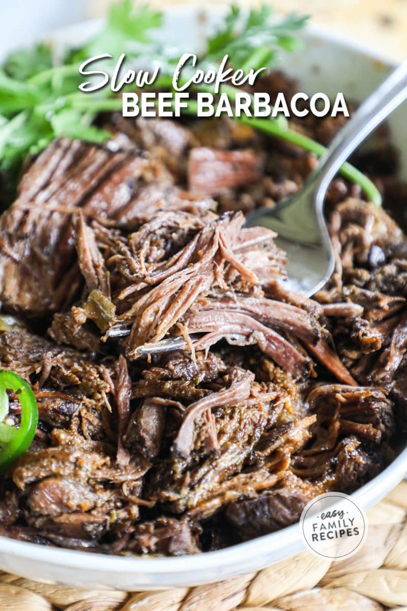 Slow Cooker Beef Barbacoa · Easy Family Recipes