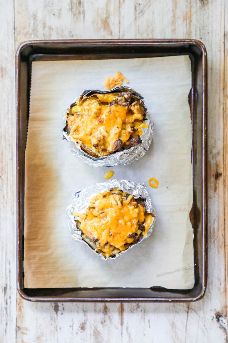 Loaded Steak Stuffed Baked Potatoes · Easy Family Recipes