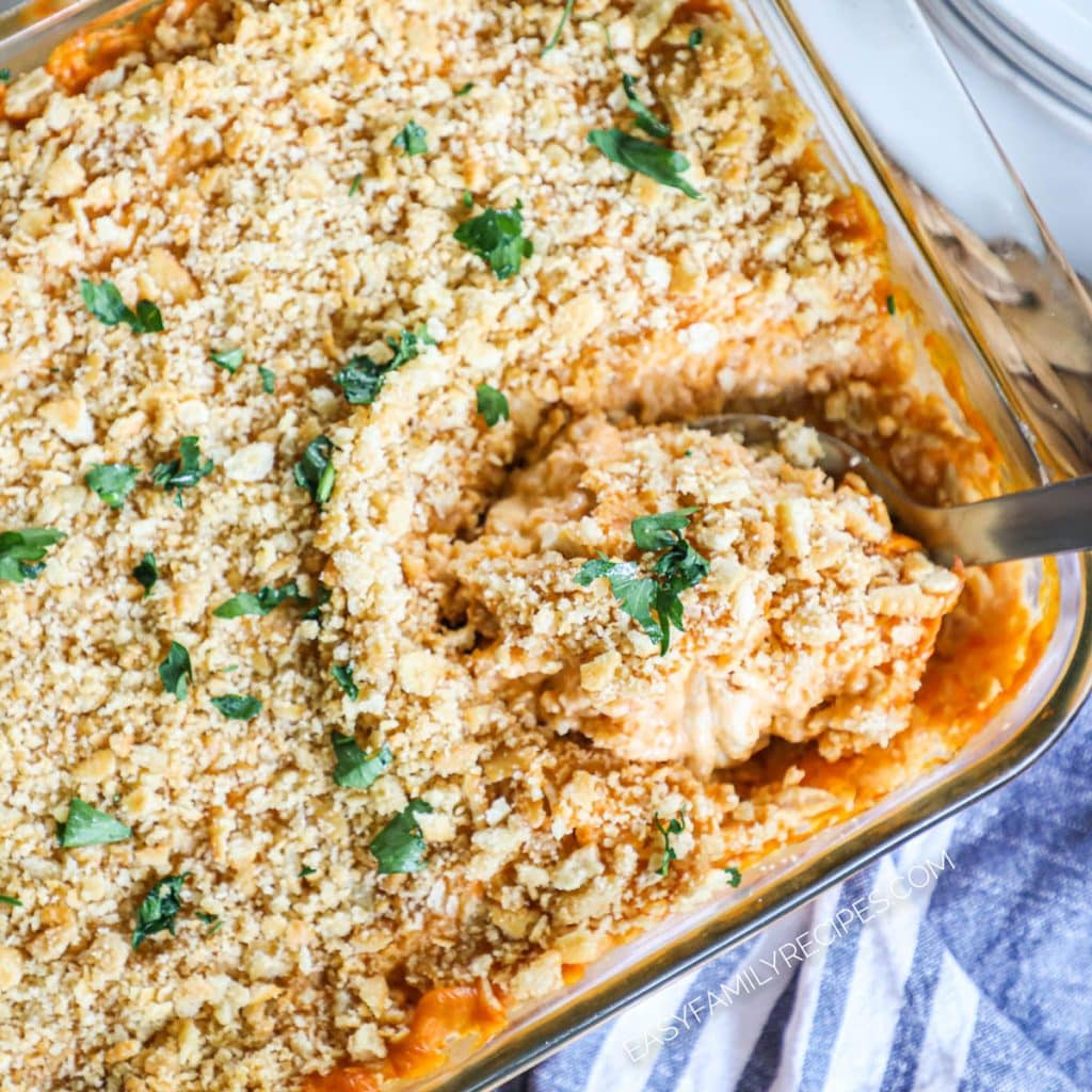 Buffalo Chicken Rice Casserole · Easy Family Recipes