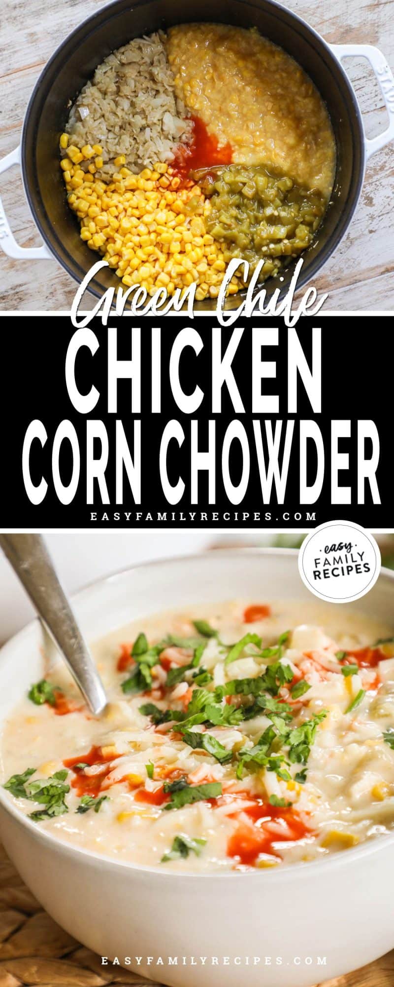 Green Chili Chicken Corn Chowder · Easy Family Recipes