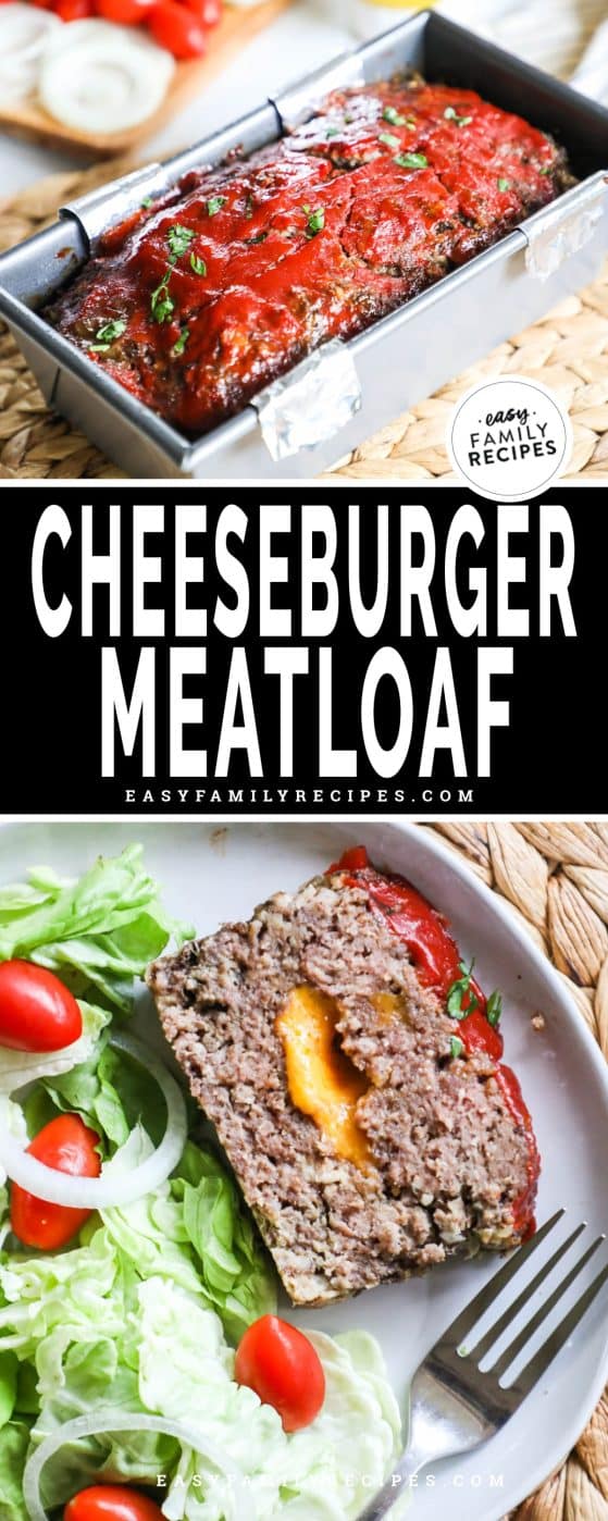 Easy Cheeseburger Stuffed Meatloaf · Easy Family Recipes