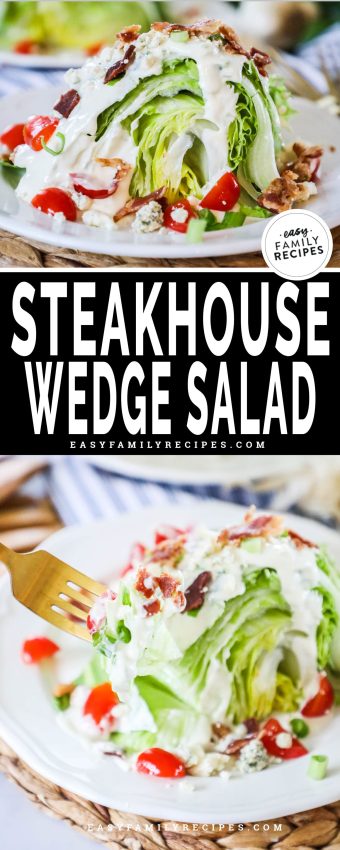 Classic Steakhouse Wedge Salad · Easy Family Recipes