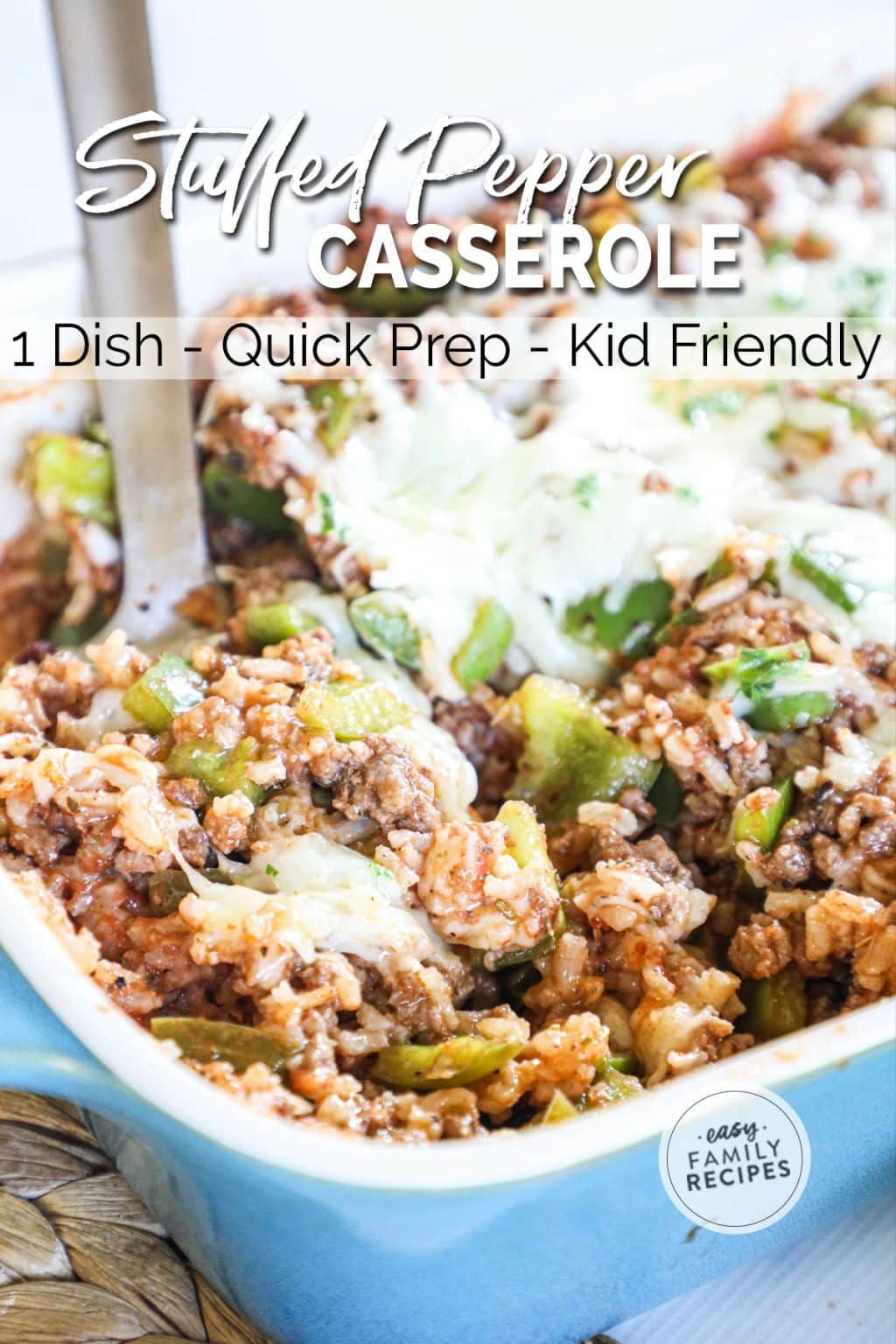 Oven Baked Stuffed Pepper Casserole · Easy Family Recipes