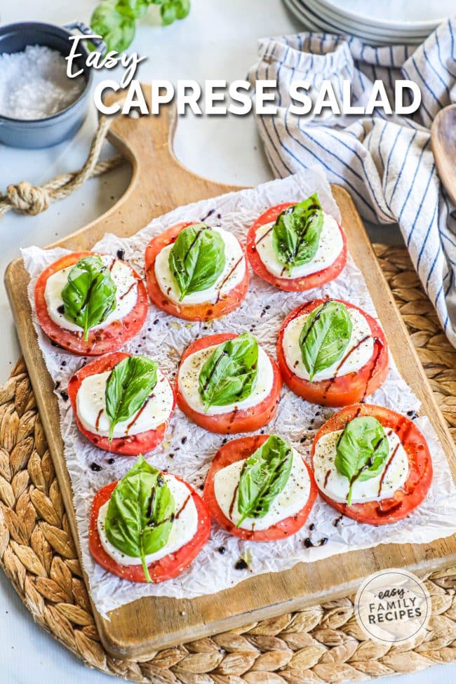 Easy Caprese Salad · Easy Family Recipes