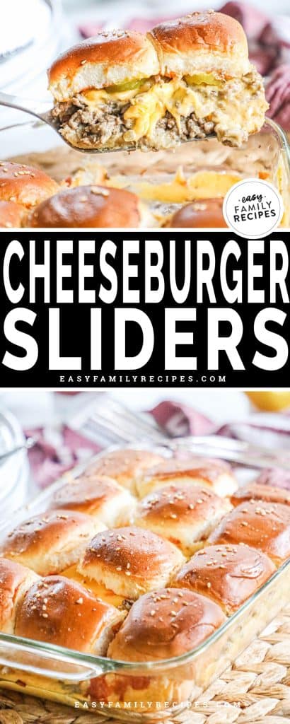 Hawaiian Roll Cheeseburger Sliders · Easy Family Recipes