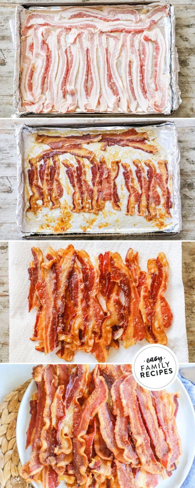 Perfect Crispy Bacon in the Oven (Secret Trick!) · Easy Family Recipes