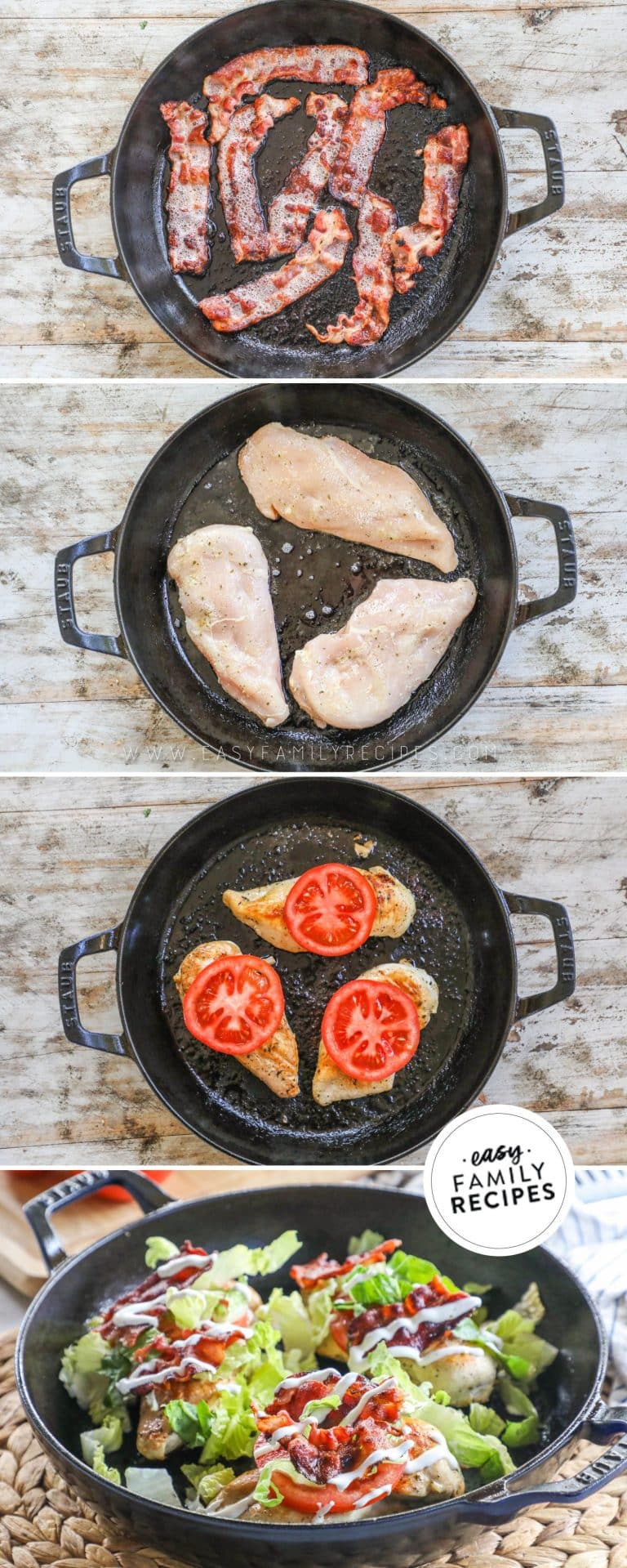 BLT Chicken Skillet · Easy Family Recipes