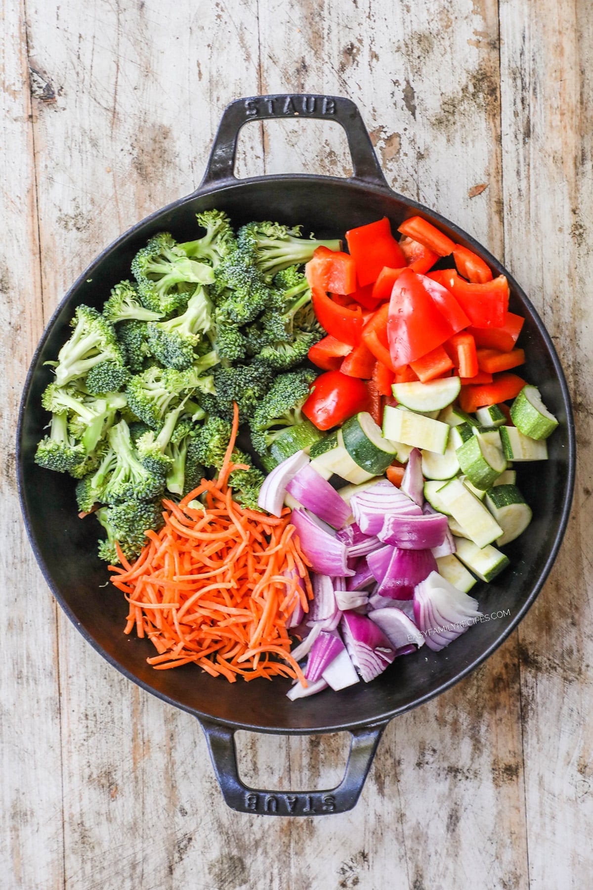 Chicken Vegetable Stir Fry with Zucchini · Easy Family Recipes
