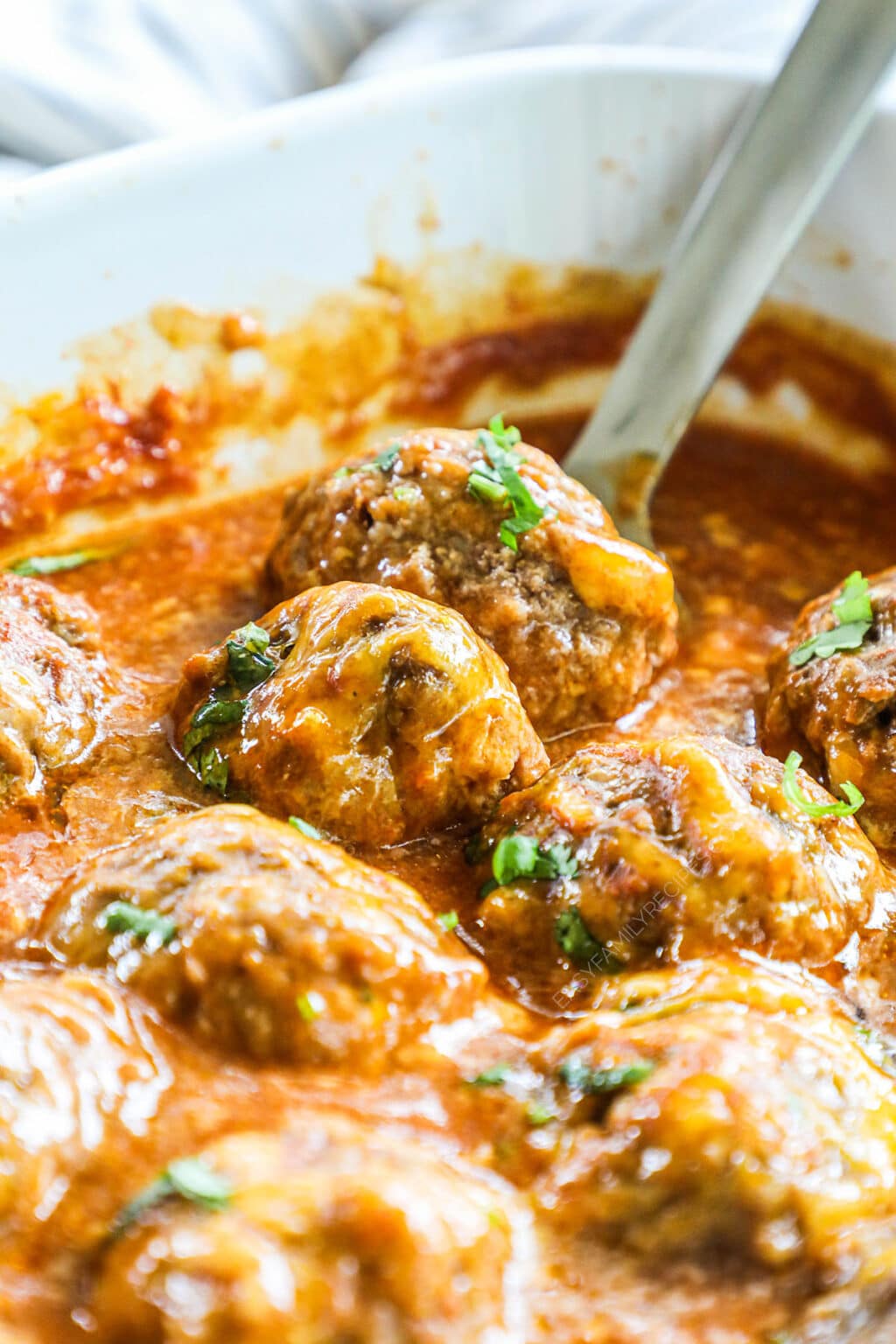 Beef Enchilada Meatballs · Easy Family Recipes